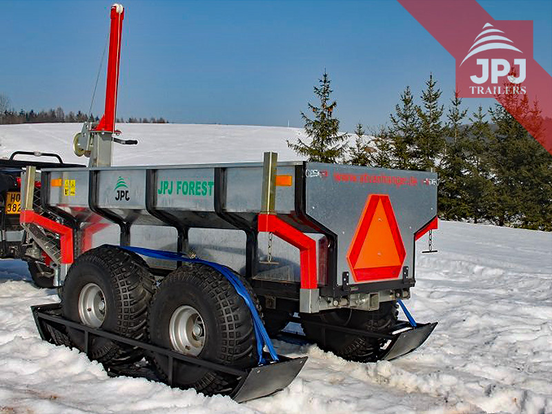 Ski set - ATV trailer Worker | ATV trailers